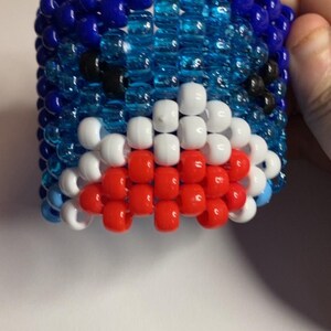Shark Kandi Cuff Bracelet - Etsy