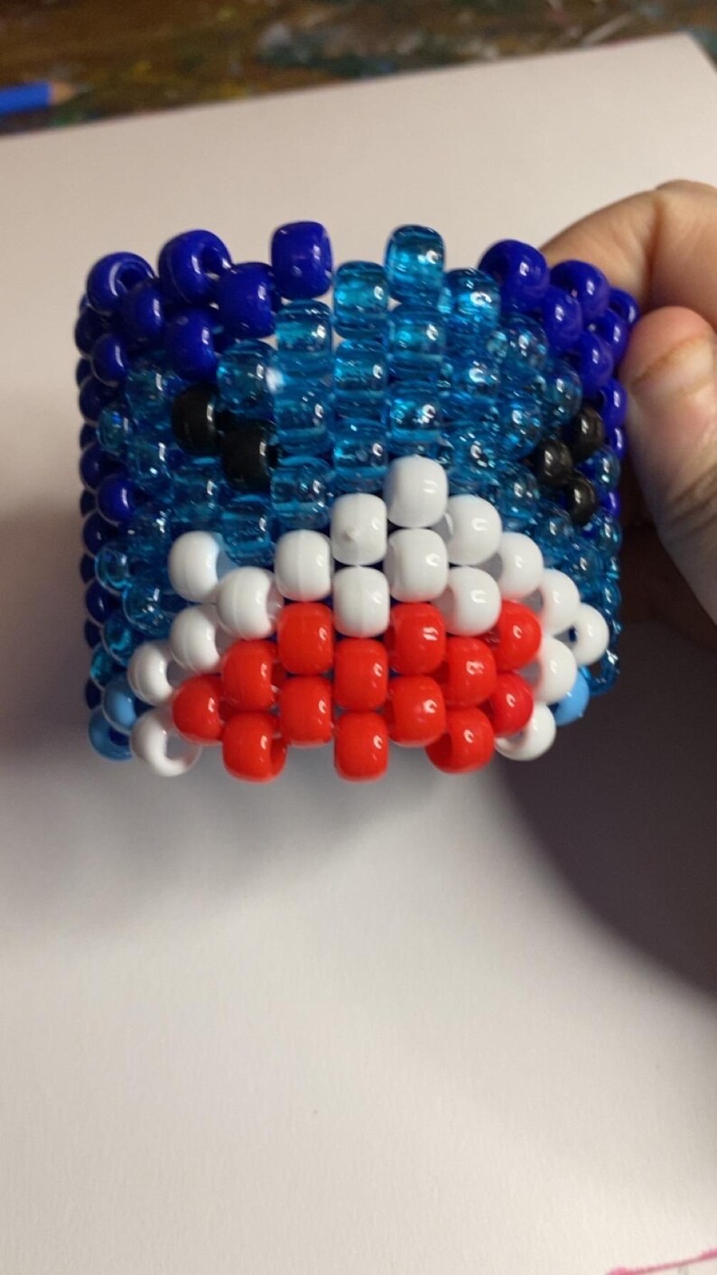 Shark Kandi Cuff Bracelet - Etsy