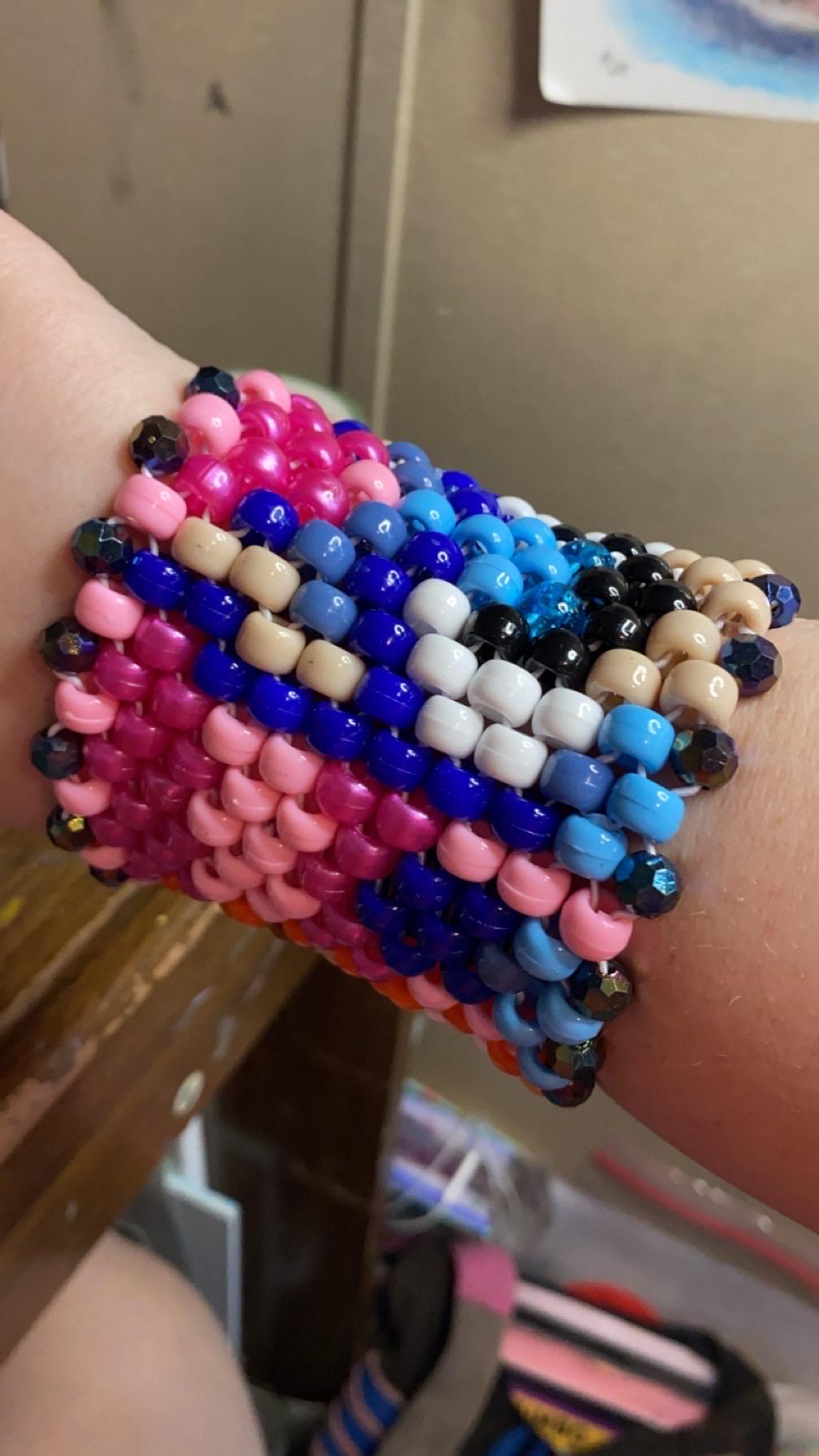 Bluey and Bingo Themed Kandi Cuff - Etsy