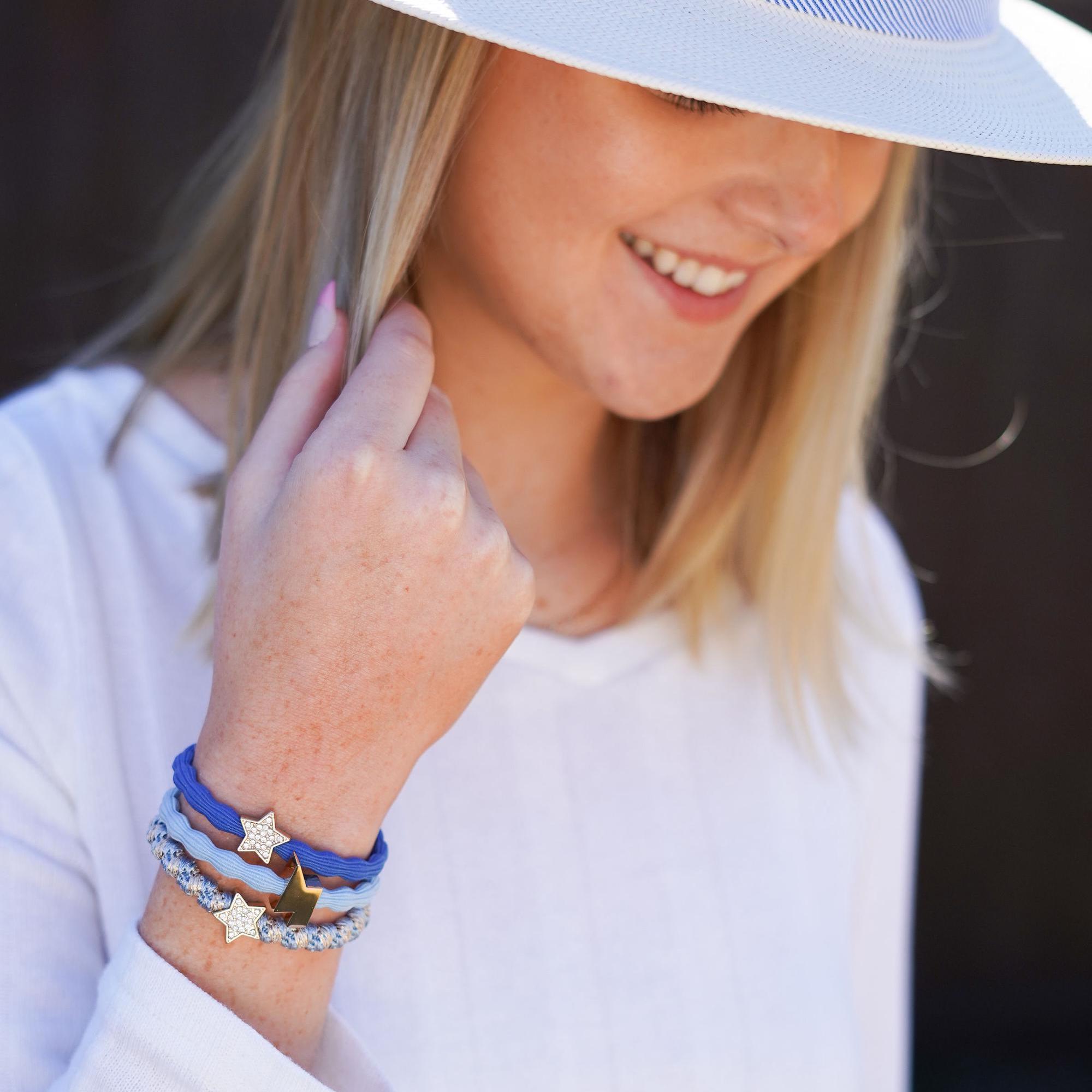 Gold Star - Royal Blue - Etsy