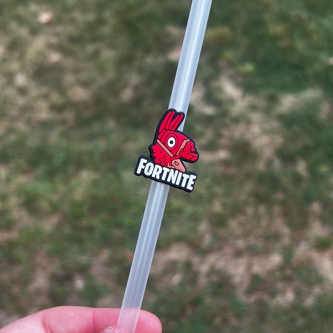 Gamer Straw Toppers | Cute Straw Charms for 6-8mm Reusable Straws ...