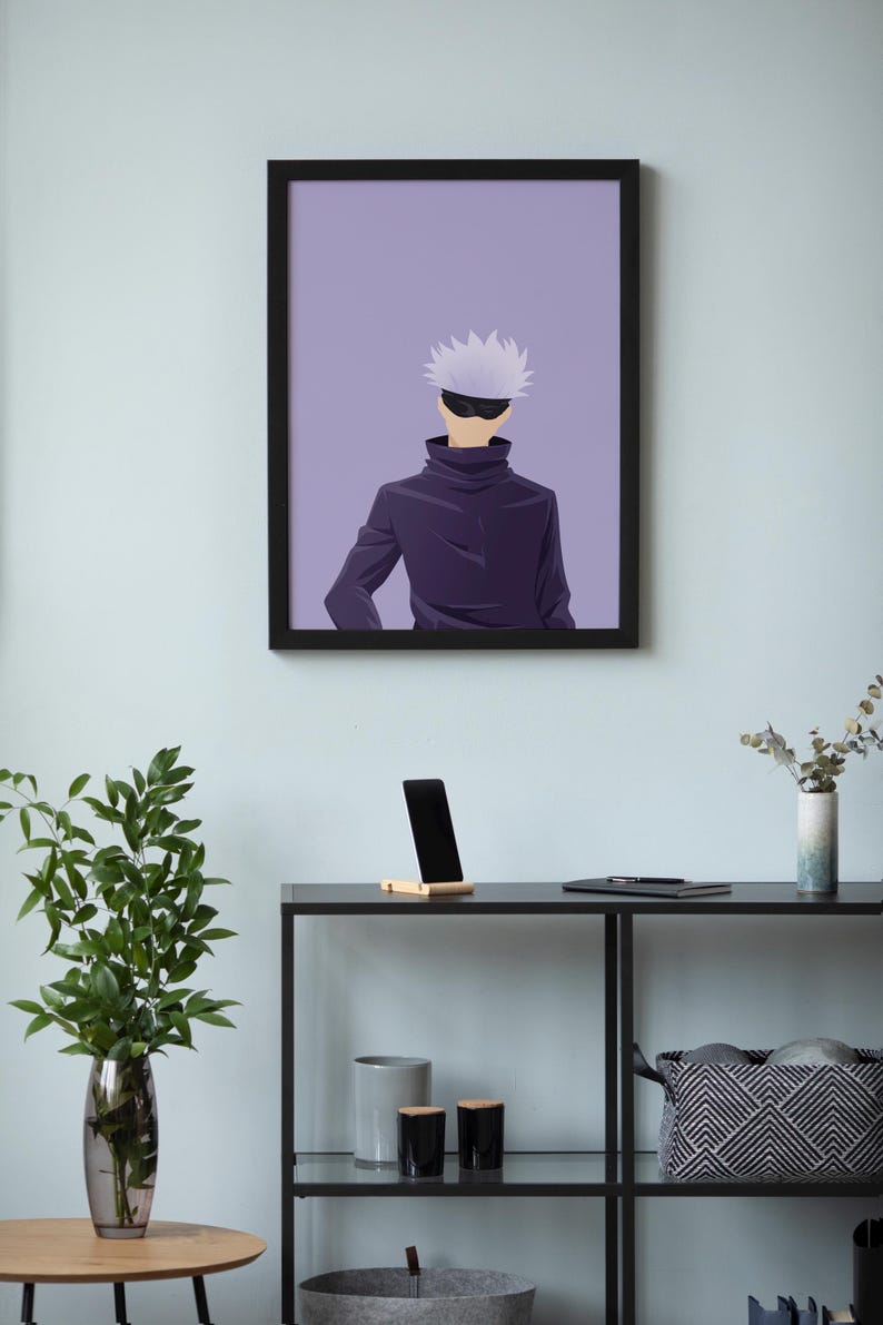 Jujutsu Kaisen Satoru Gojo Poster 1 Piece Set Manga Art Anime Wall ...