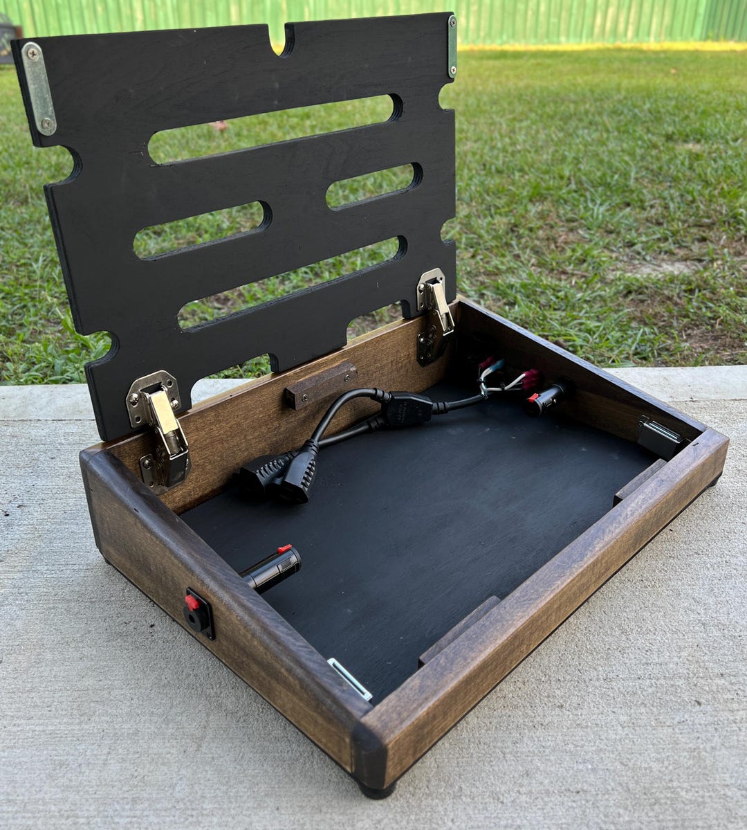 14.5 X 42 Custom Wood Guitar Pedalboard made-to-order - Etsy