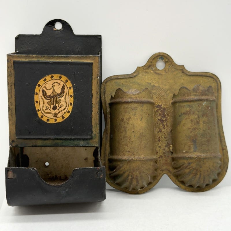 Tin Match Holder - Etsy
