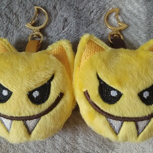 Animal Jam Evil Emote ITH Embroidery Keychain Design - Etsy