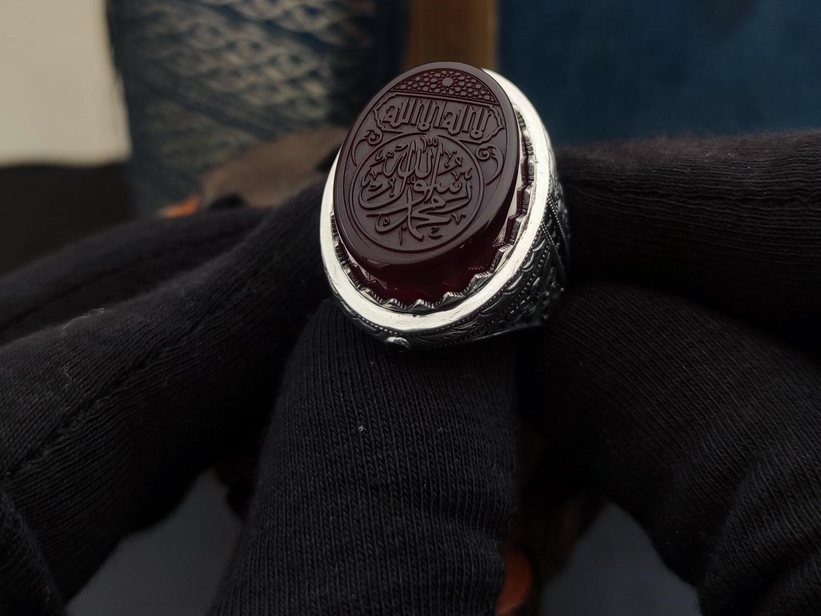 Kelime-i Tevhid , Islamic Ring for Men, Islamic Gift for Men, Handmade ...