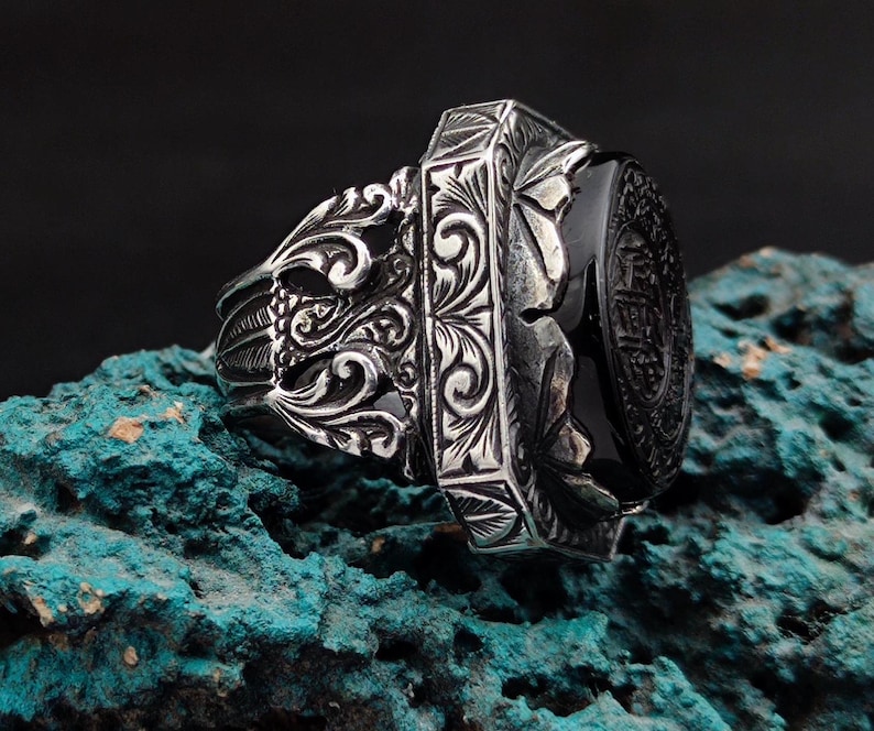 The Remembrance of Prophet Ibrahim, Islamic Ring for Men, Islamic Gift ...