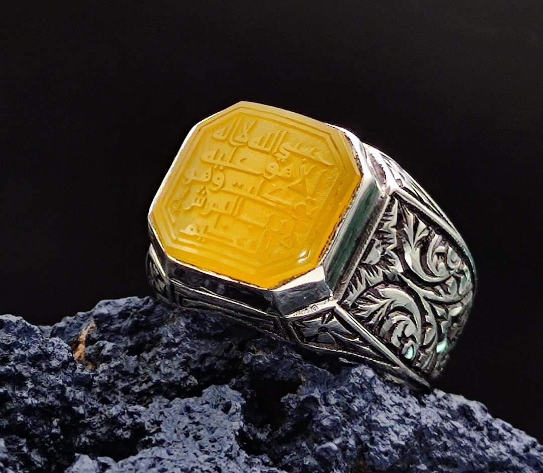 Allah is Sufficient for Me Written, Islamic Ring for Men, Islamic Gift ...