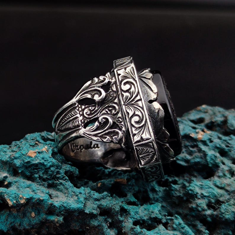 The Remembrance of Prophet Ibrahim, Islamic Ring for Men, Islamic Gift ...