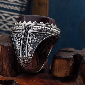 Kelime-i Tevhid , Islamic Ring for Men, Islamic Gift for Men, Handmade ...