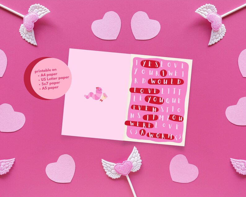 Funny Valentines Day Card Printable, Cute Fun Gift for Boyfriend, Girlfriend, Husband, Wife, Her ...