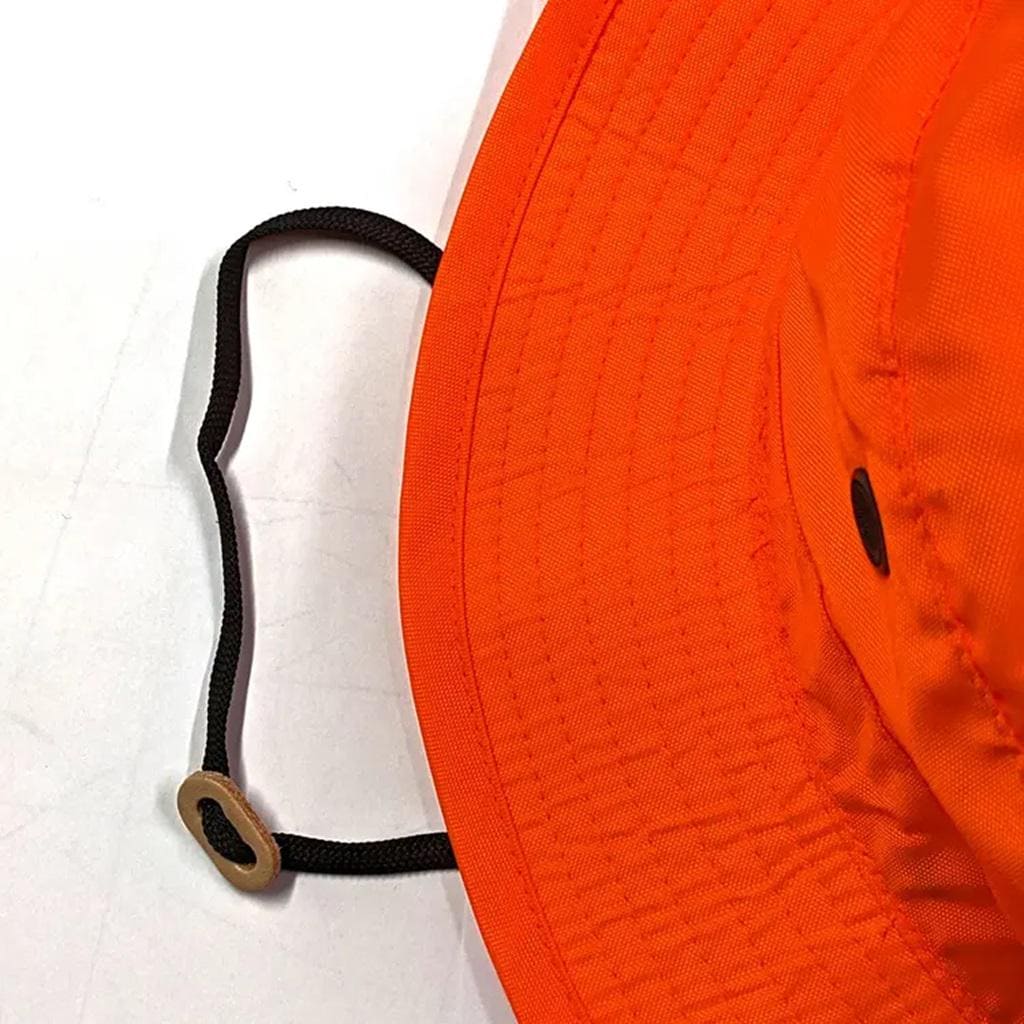 Blaze Orange 2.5" Short Brim Boonie Cover: Water Resistant Orange ...