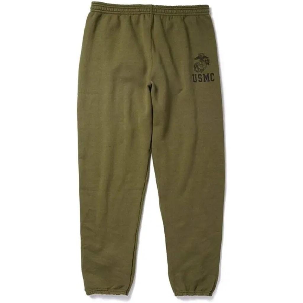 USMC PT Sweatpants: Olive Drab Marine Corps Issue Sweats With Eagle ...