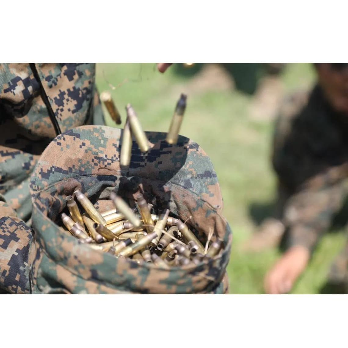 USMC Woodland MARPAT Utility Cover With EGA: Marine Corps Digital ...