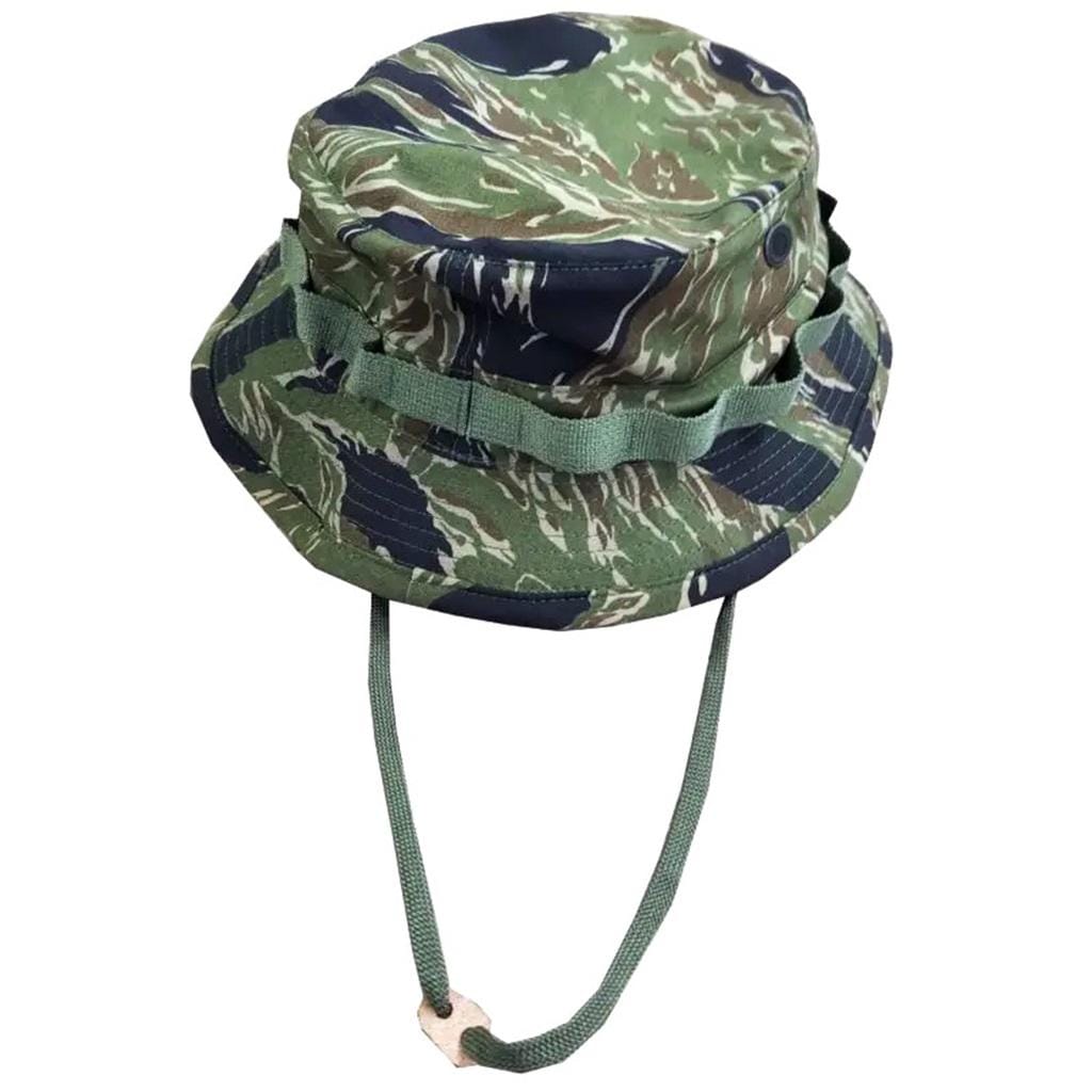 Vietnam Shooter's 2" Short Brim Boonie Cover - Tiger Stripe Camo Boonie ...