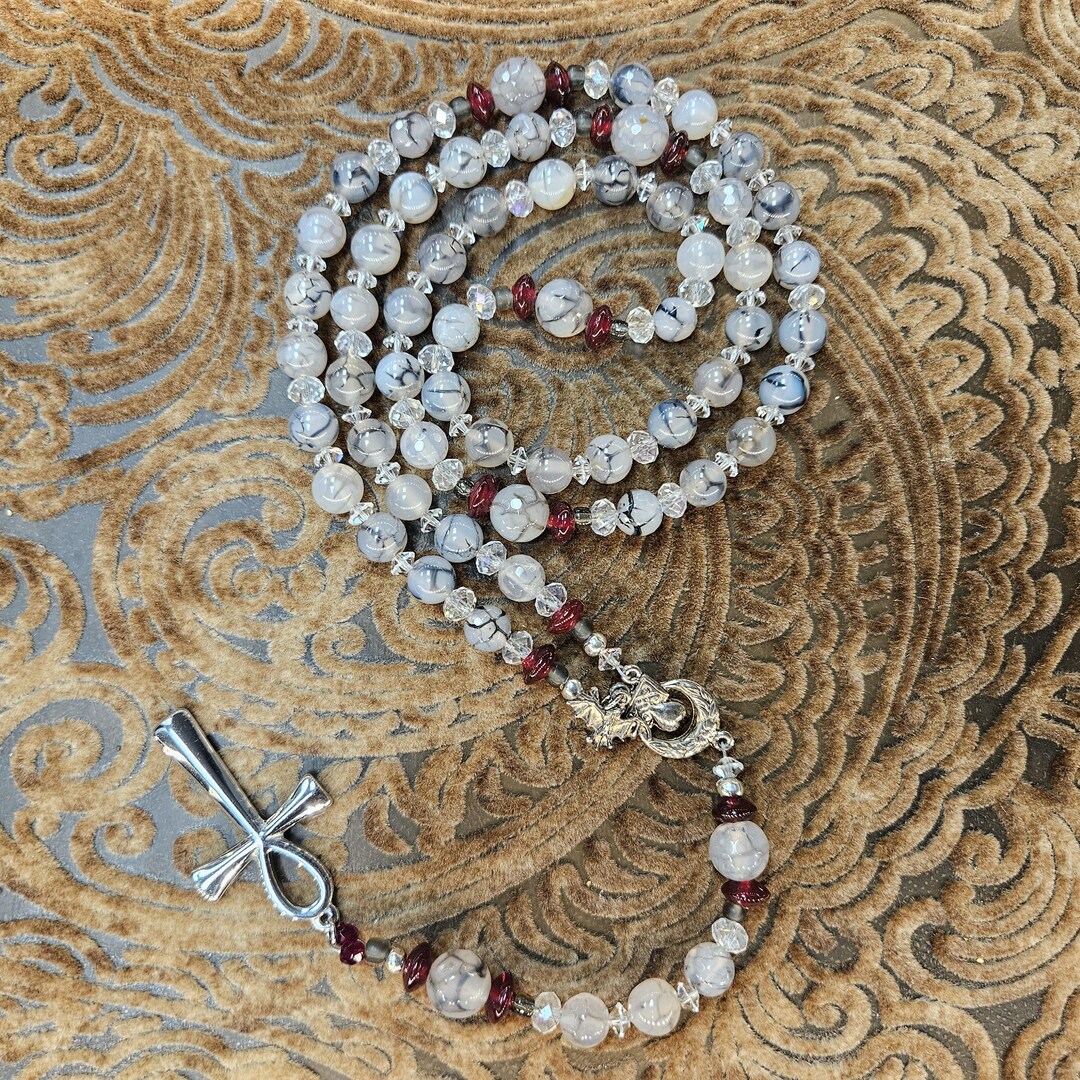 The Lucy Vampire-inspired Rosary Handmade With Reclaimed and Vintage ...