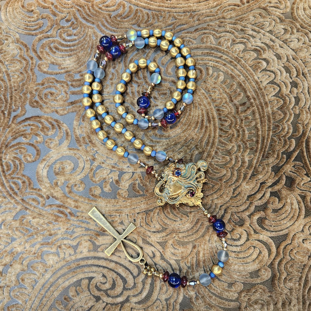 The Akasha Vampire-inspired Rosary Necklace Handmade by Tanya Magdalena ...