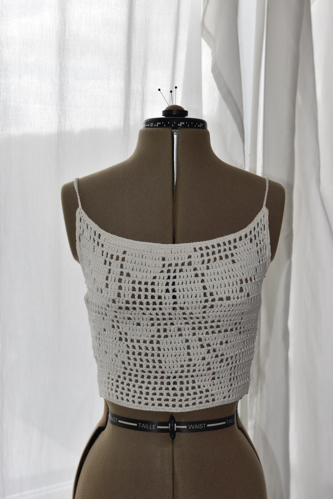 Flora Bloom TOP - Filet Crochet Pattern - Etsy