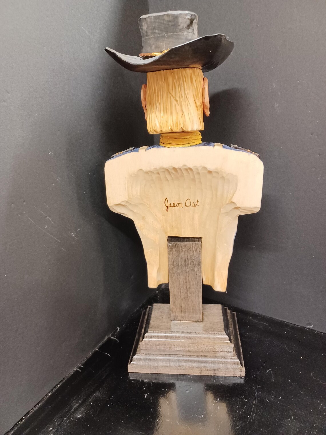 Old West Calvary, Folk Art, Figurine, Basswood, Hand Carved, Cowboy ...