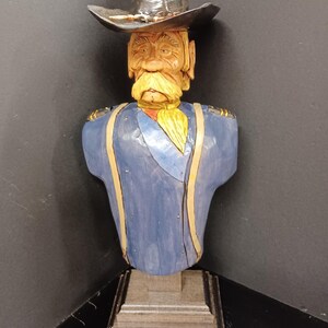 Old West Calvary, Folk Art, Figurine, Basswood, Hand Carved, Cowboy ...