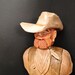 Cowboy, Old West, Hand Carved, Figurine, Hand Made, Wood Carving ...
