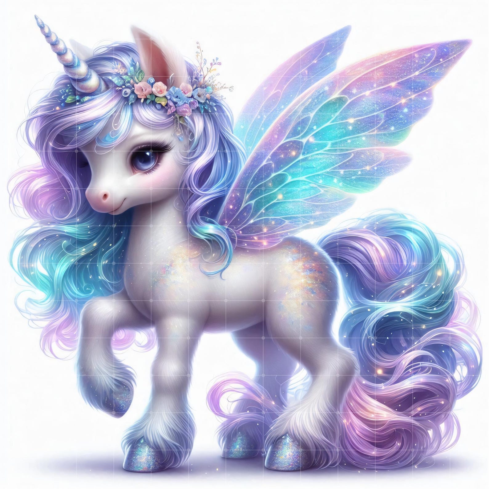 Fairy Unicorn Clip Art | Twilight Designs (jpegs) - Etsy