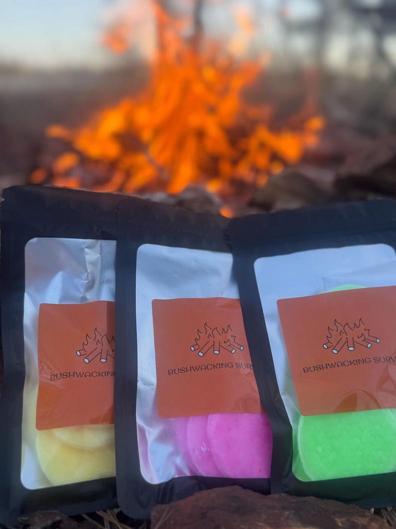 Bushwacking Fire Starting Wafers - Survival Fires, Camping, Hiking ...