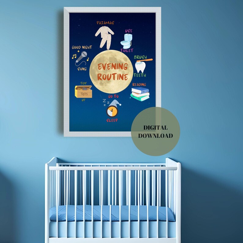 Preschool Classroom Decor: Daily Routine Poster (digital Download) - Etsy