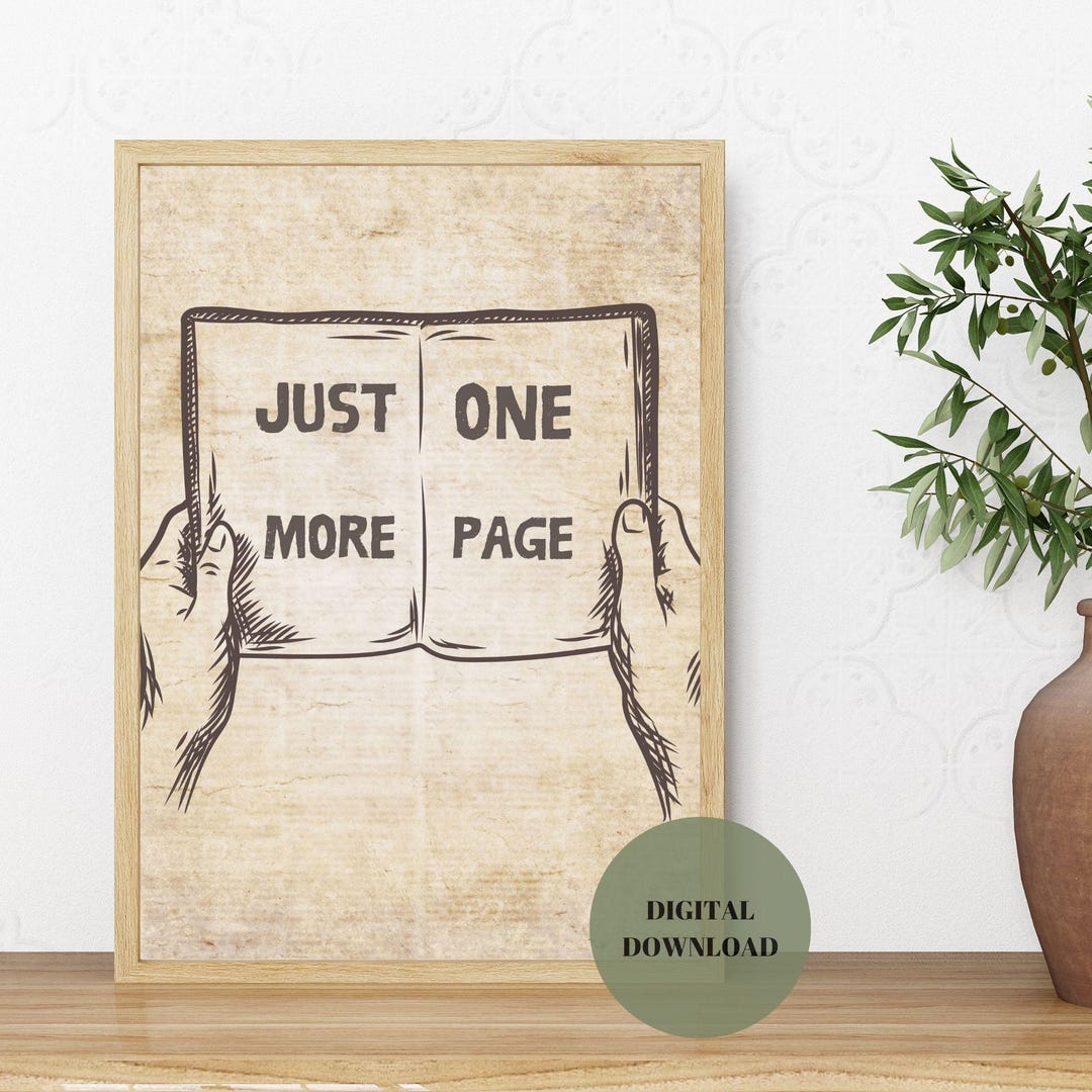 Motivational Book Poster for Library Decor | Gift for Bookish - Etsy