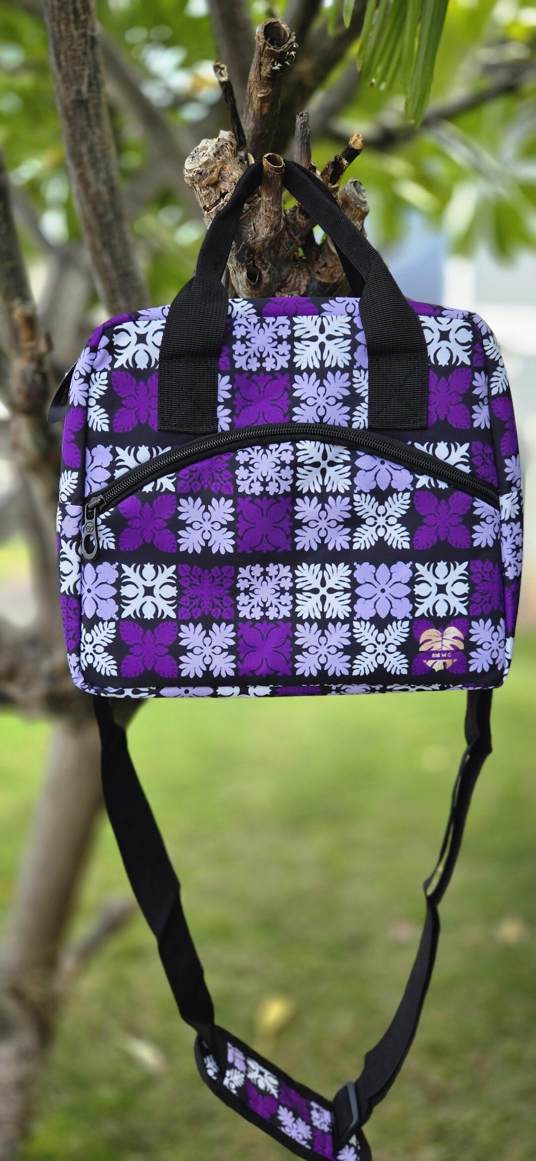 Hawaiian Quilted Block Pattern Lunch Bag, Lunch Cooler Bag - Etsy
