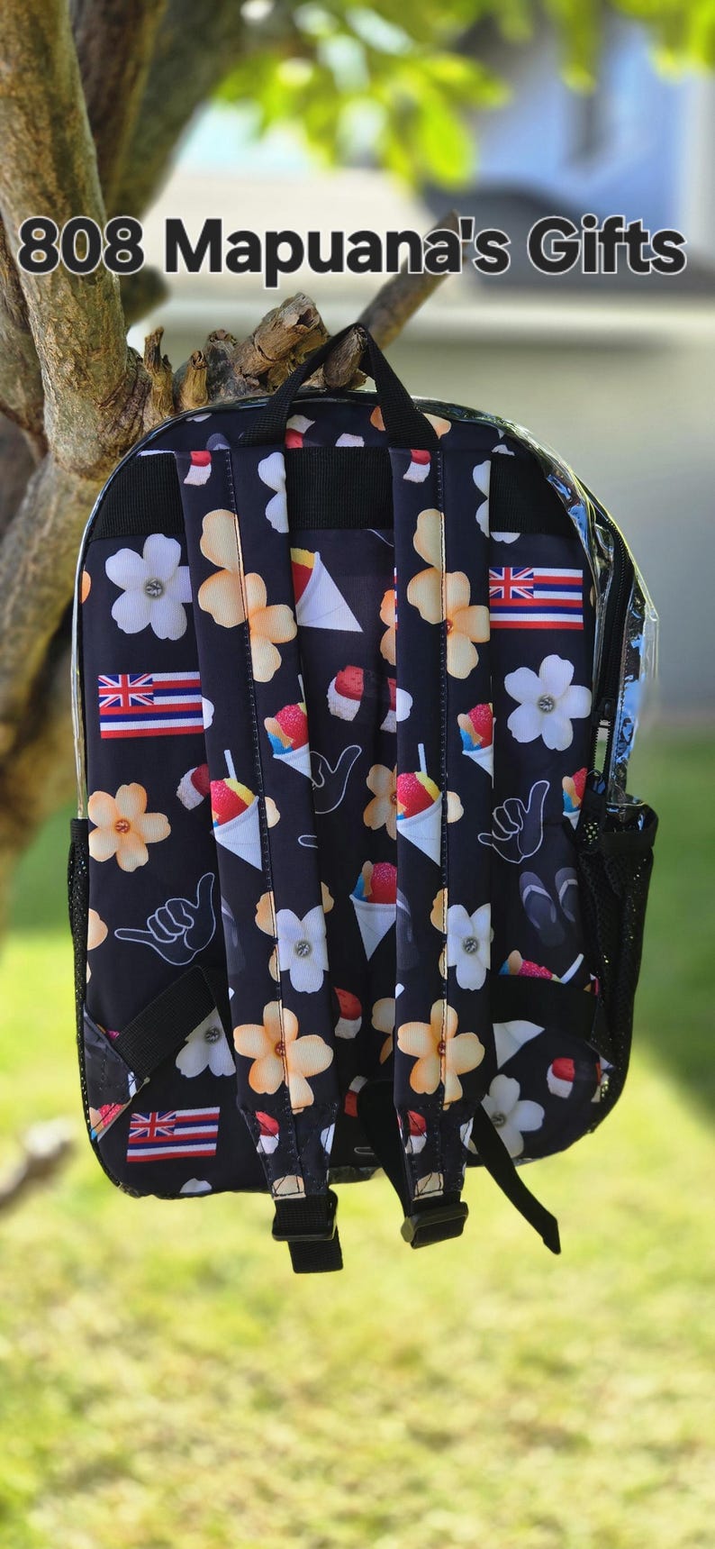 808 Mapuana's Collections Local Style Waterproof Backpack (can Be Used ...