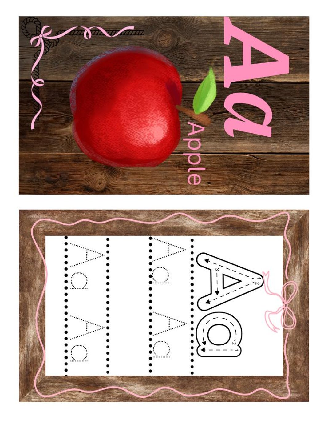 Western Themed Alphabet Flashcards (digital) - Etsy Canada