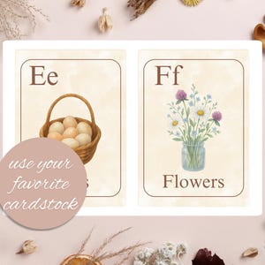 Anne of Green Gables Inspired Alphabet Flashcards: Watercolor ...