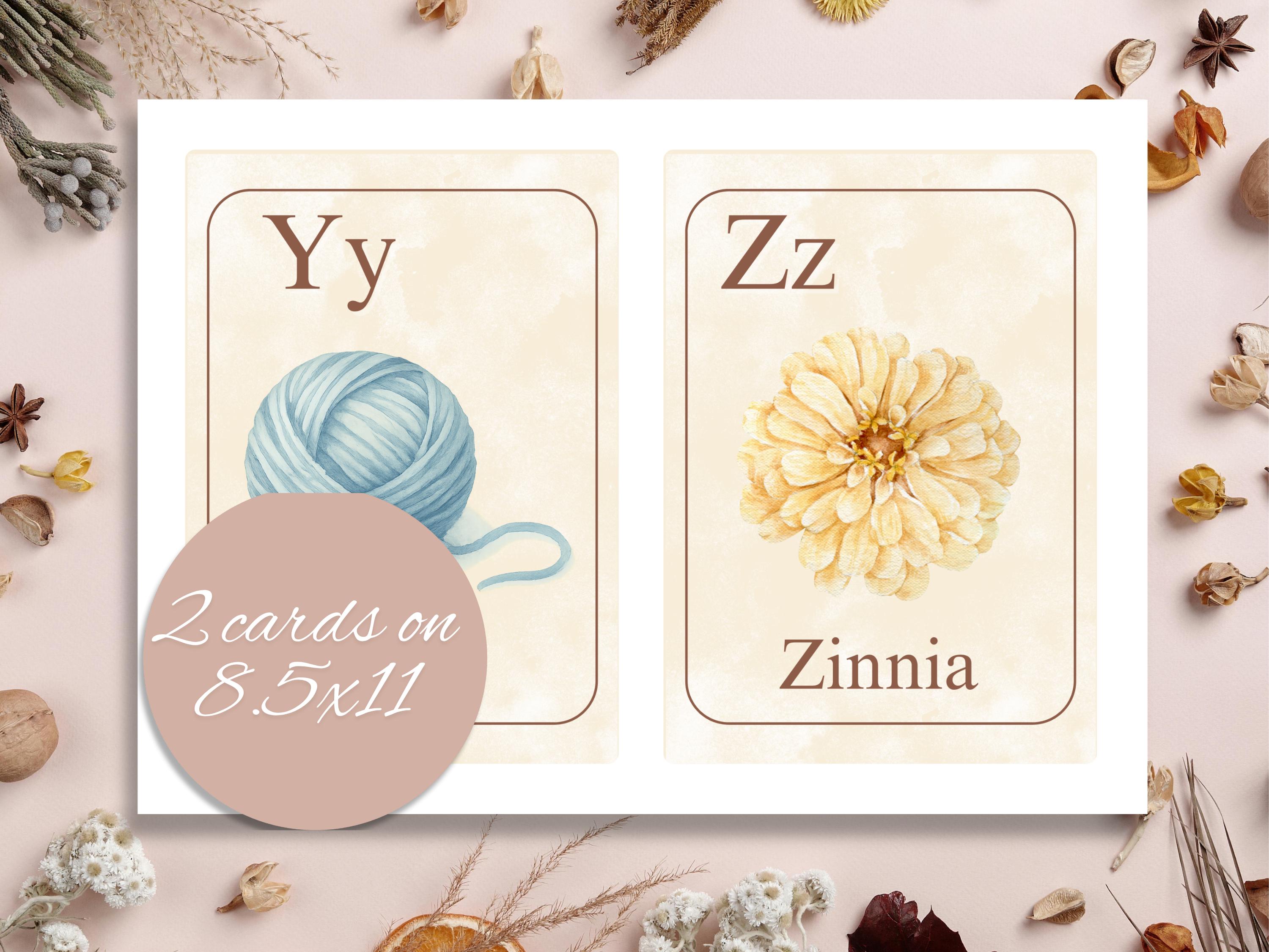 Anne of Green Gables Inspired Alphabet Flashcards: Watercolor ...