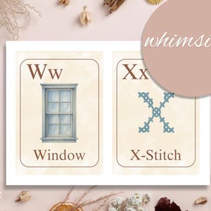 Anne of Green Gables Inspired Alphabet Flashcards: Watercolor ...