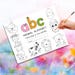 Animal ABC Tracing Workbook: Toddler Coloring Pages (PDF Format) - Etsy