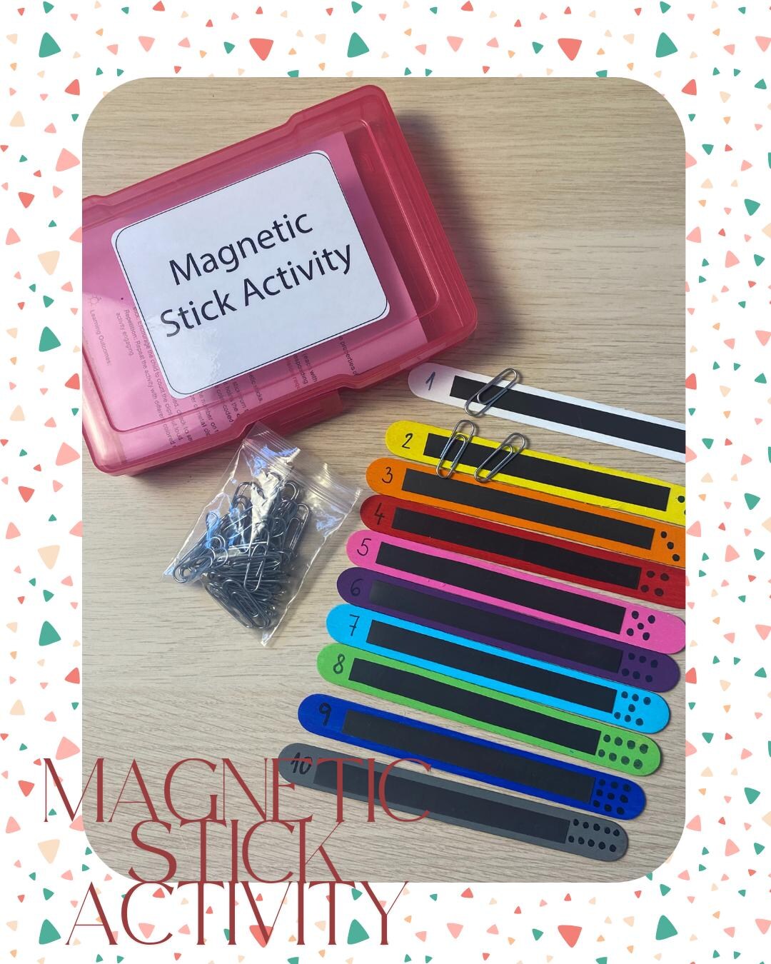 Engaging Magnetic Stick Playtime for Little Ones - Etsy