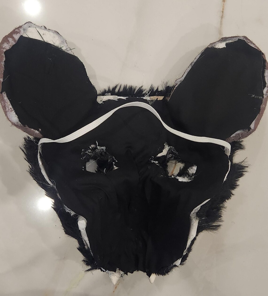 Black Rat Mouse Therian Furry Mask Fursuit Cosplay Costume MQ Fursuit ...