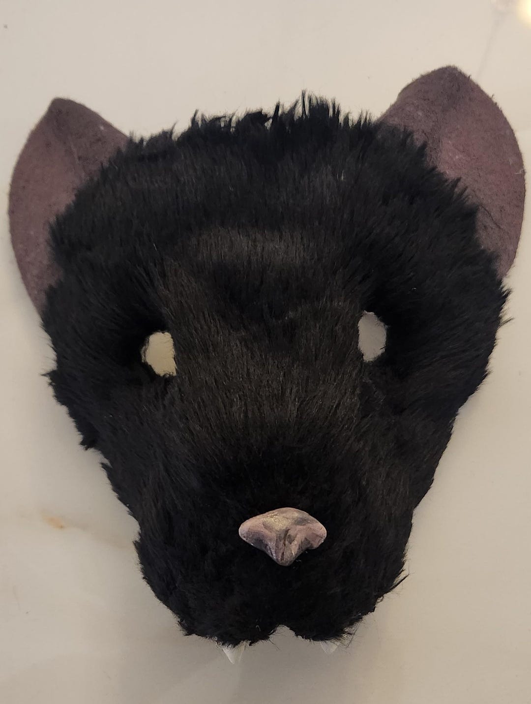 Black Rat Mouse Therian Furry Mask Fursuit Cosplay Costume MQ Fursuit ...