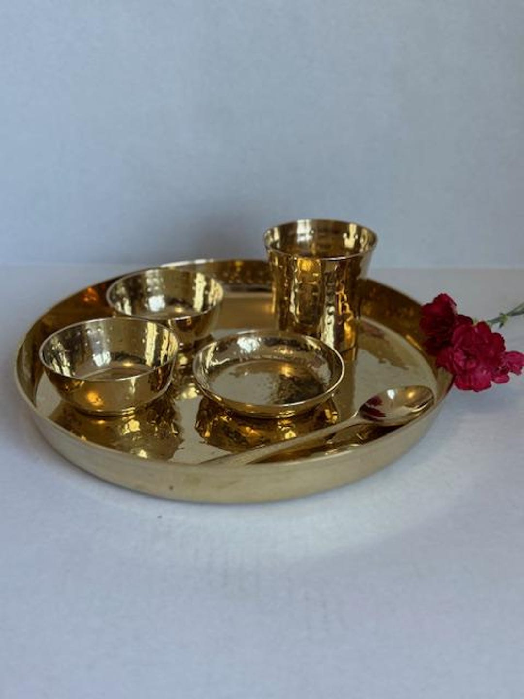 Pital Thali Set - Etsy