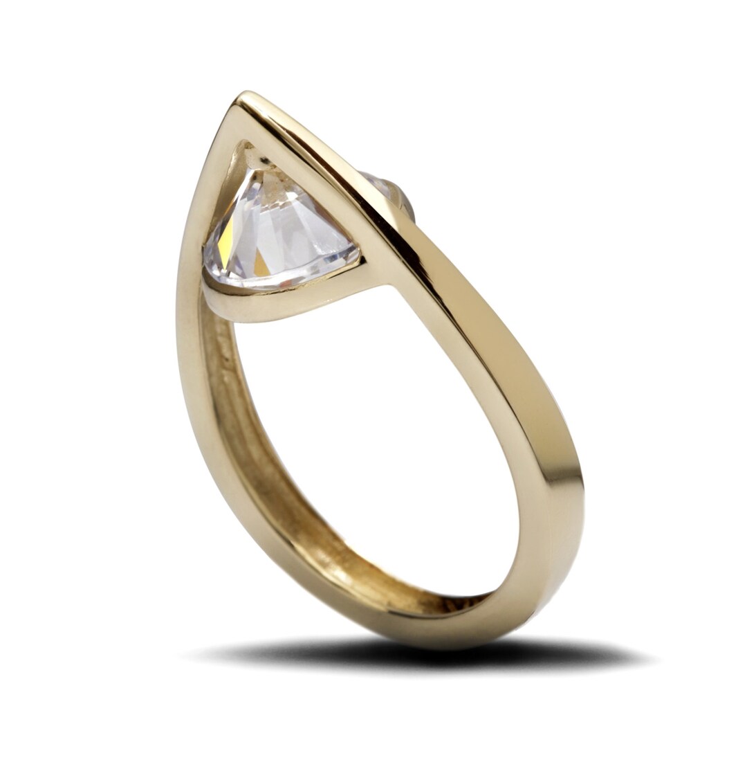 A Drop of Tear Ring (18k Gold Version) for Gaby - Etsy
