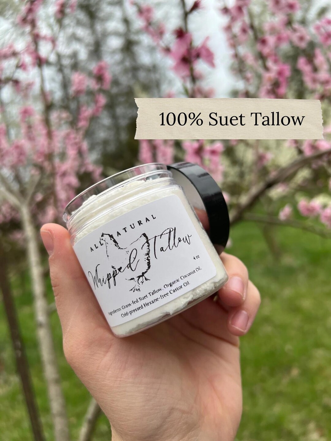 Whipped Tallow Moisturizer Lotion- All-natural - Etsy