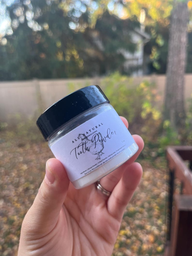 All Natural Tooth Powder Flouride Free Toothpaste Nontoxic Toothpaste ...