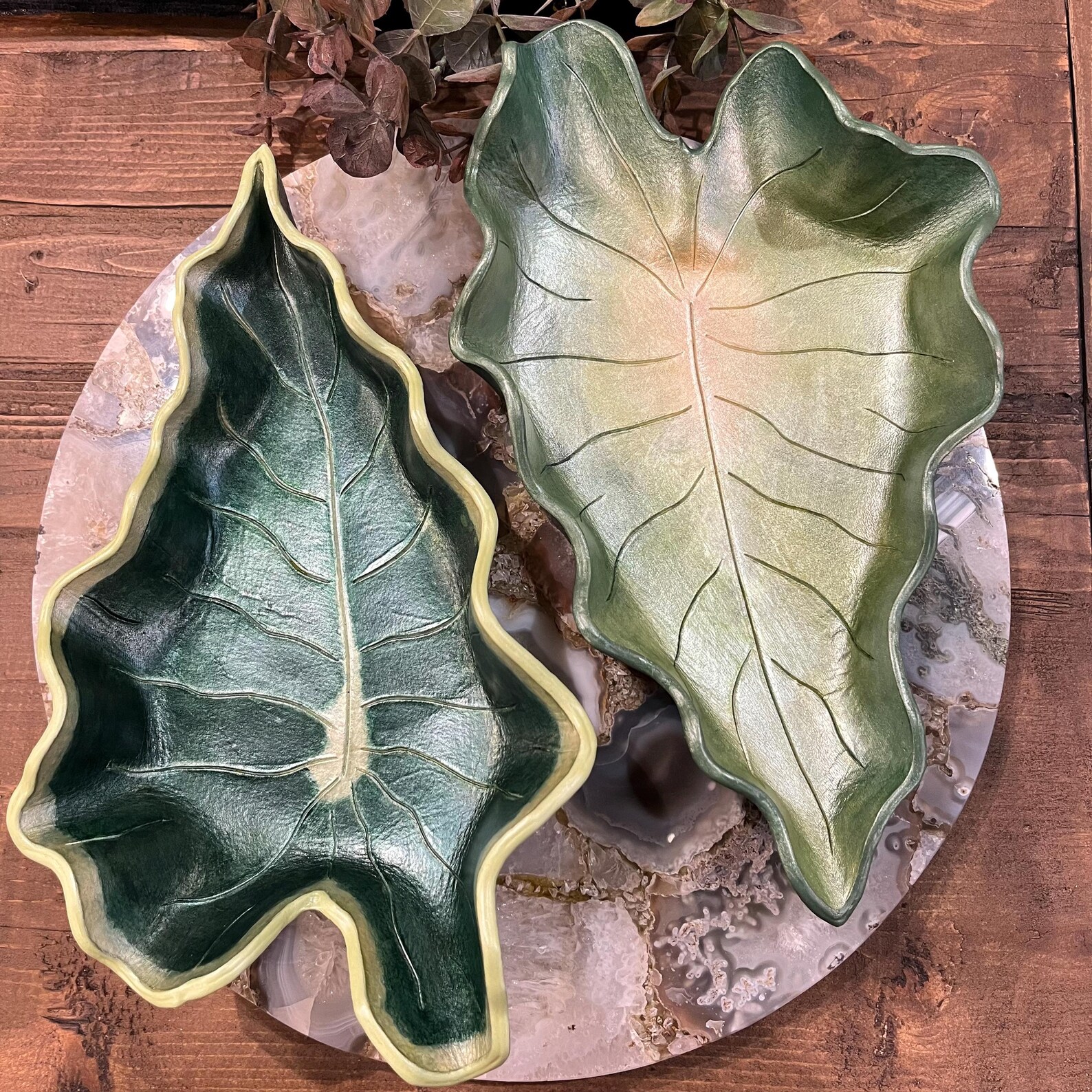 Elephant Ear Leaf Tray - Etsy