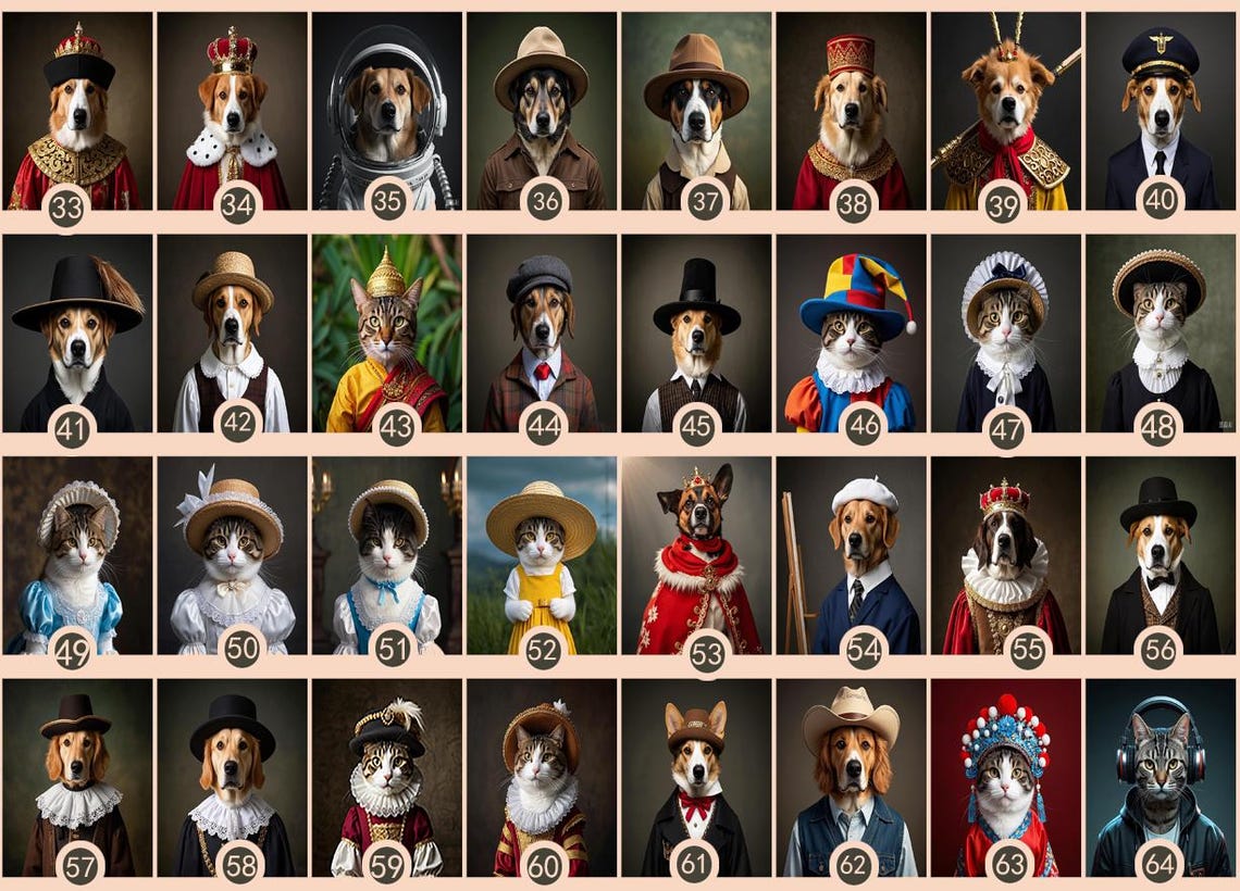 Renaissance Pet Portraits - Commander Dog Portraits, Royal King & Queen ...