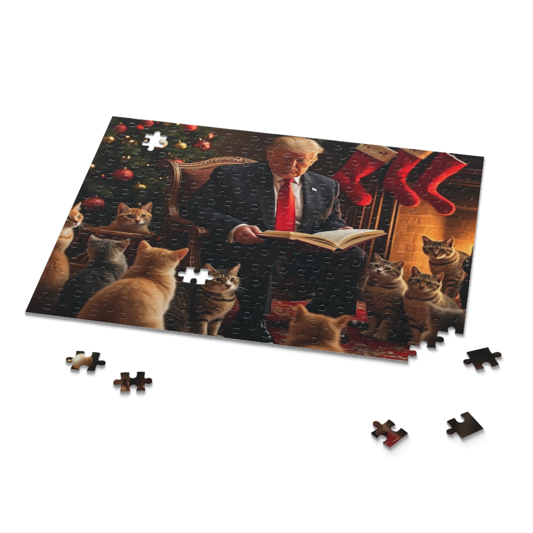 MAGA Cat Puzzle - MAGA Cats Design, Trump Cat, 120-piece, Fun Jigsaw ...