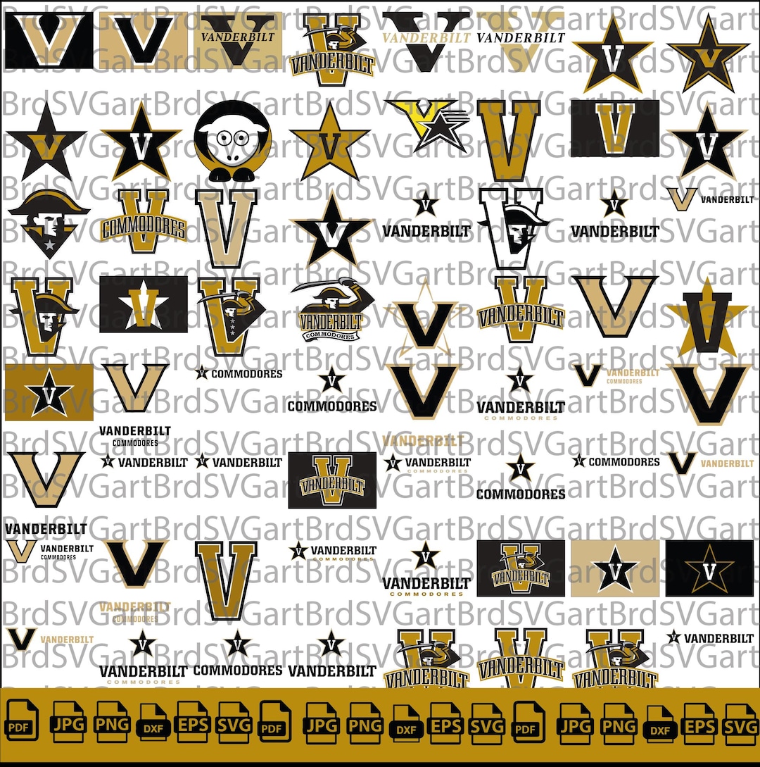Commodores SVG Bundle, Vanderbilt Football, SVG Bundle, Cricut ...