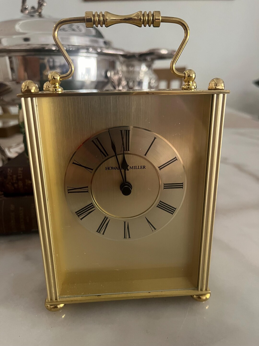 Vintage Howard Miller Quartz Clock - Etsy