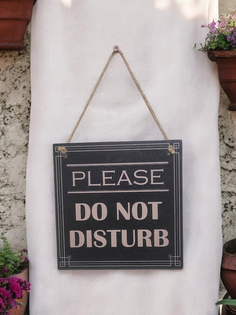 Do Not Disturb Sign - Etsy