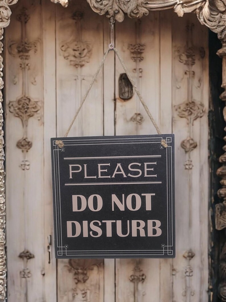 Do Not Disturb Sign - Etsy